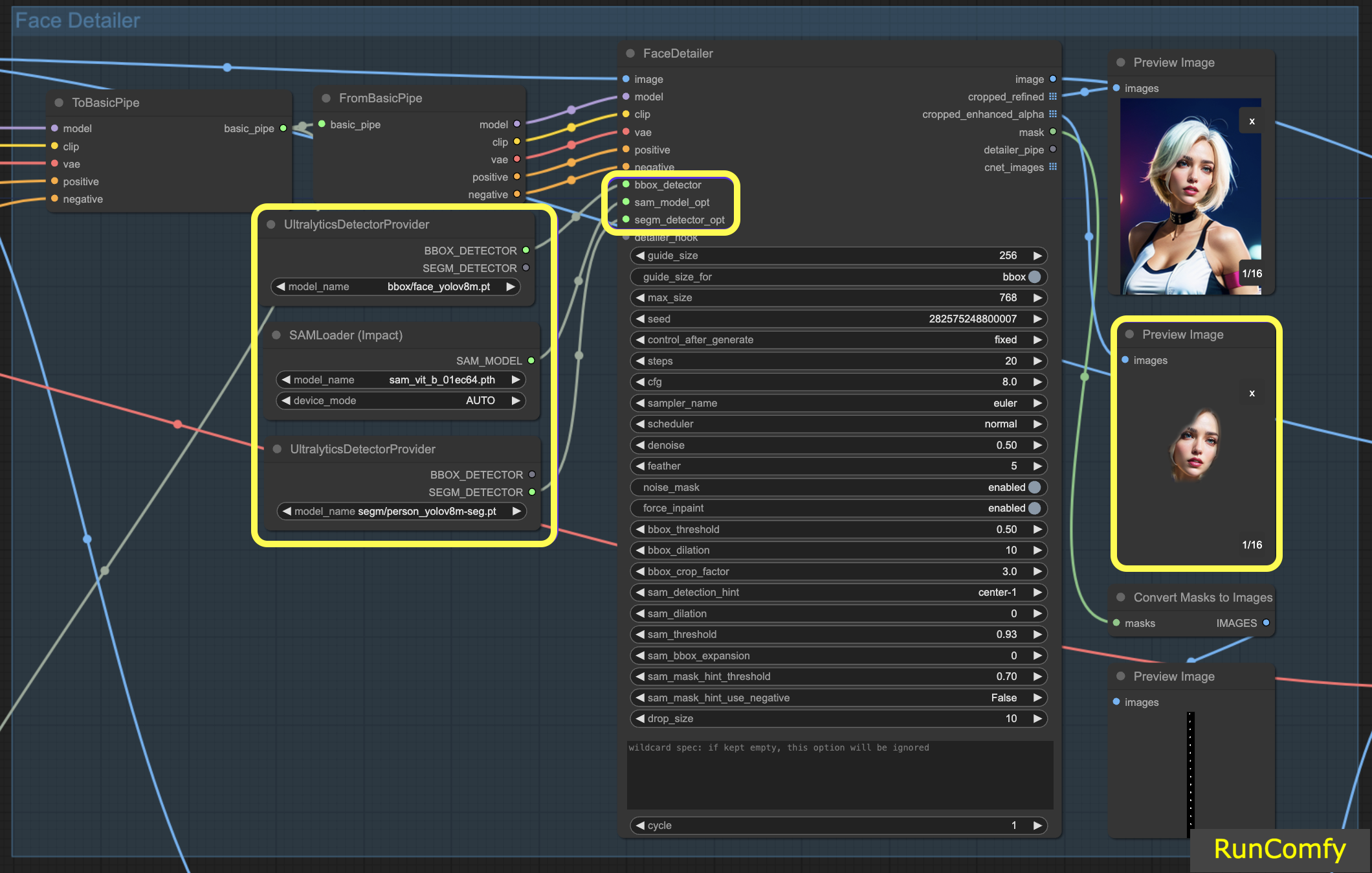 Face Detailer ComfyUI Workflow/Tutorial - Fixing Faces in Any Video or Animation